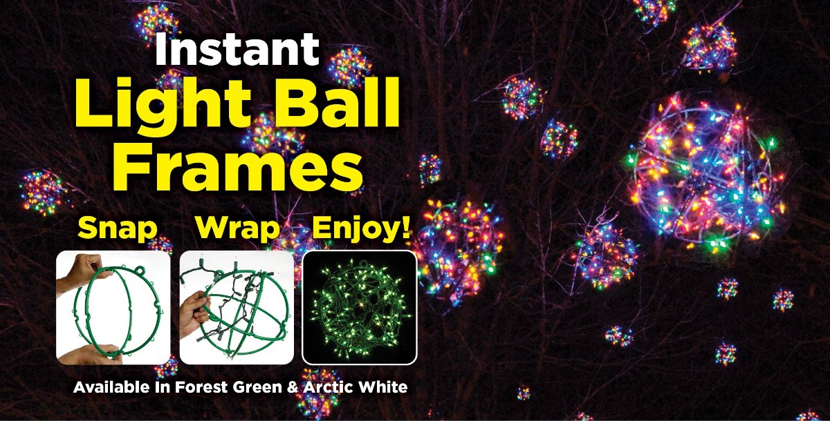 DecoShape - Light Balls Made Easy! Snap, Wrap & ENJOY!